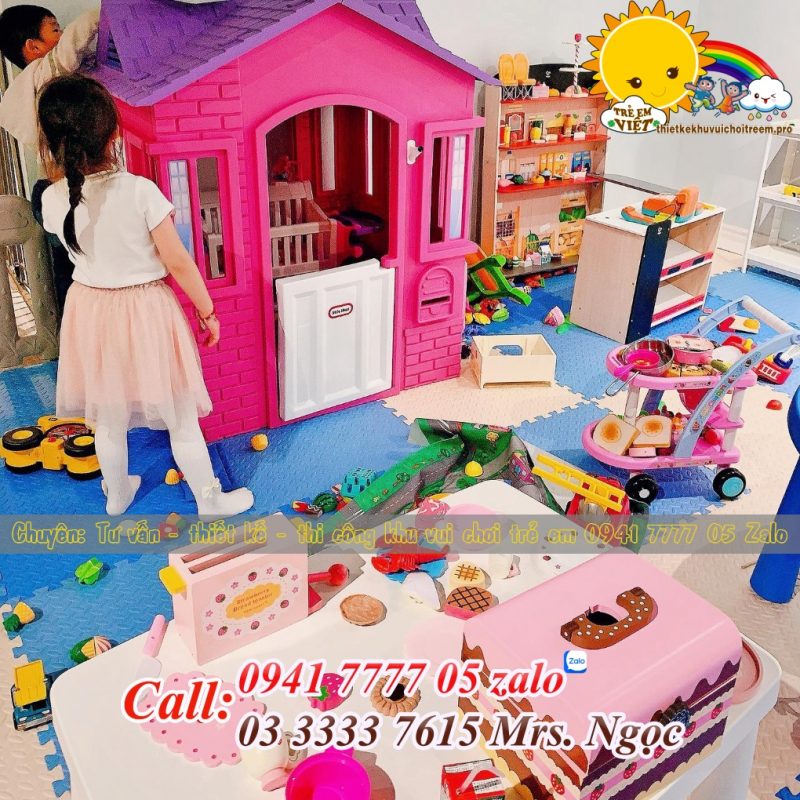 TOP 5 Mẫu Thiết Kế KHU VUI CHƠI MINI CHO BÉ Trong Nhà