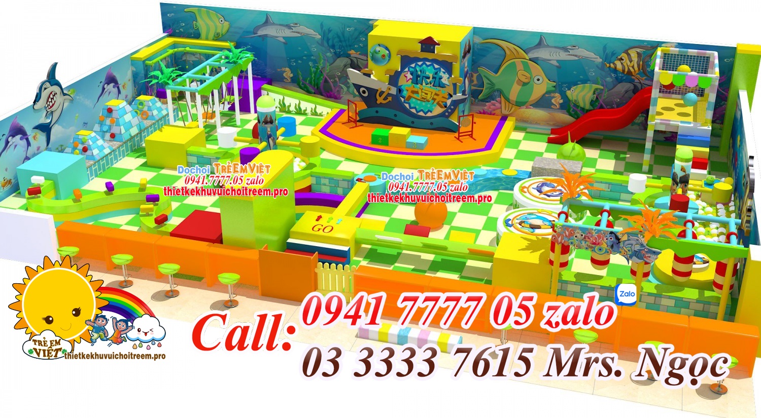 TOP 5 Mẫu Thiết Kế KHU VUI CHƠI MINI CHO BÉ Trong Nhà